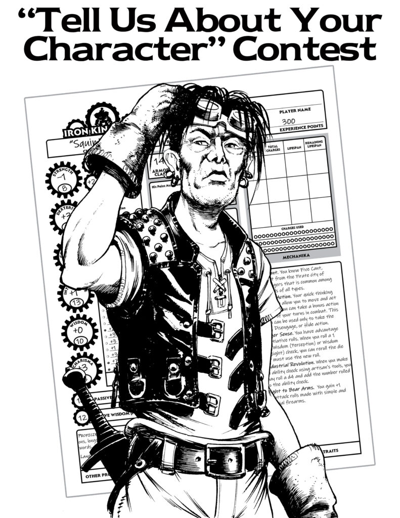 IKRPG: Tell Us About Your Character Contest - Privateer Press